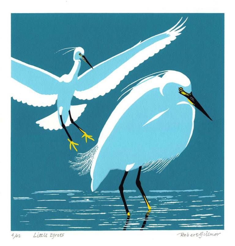 Robert Gillmor Silk-screen - Pinkfoot Gallery